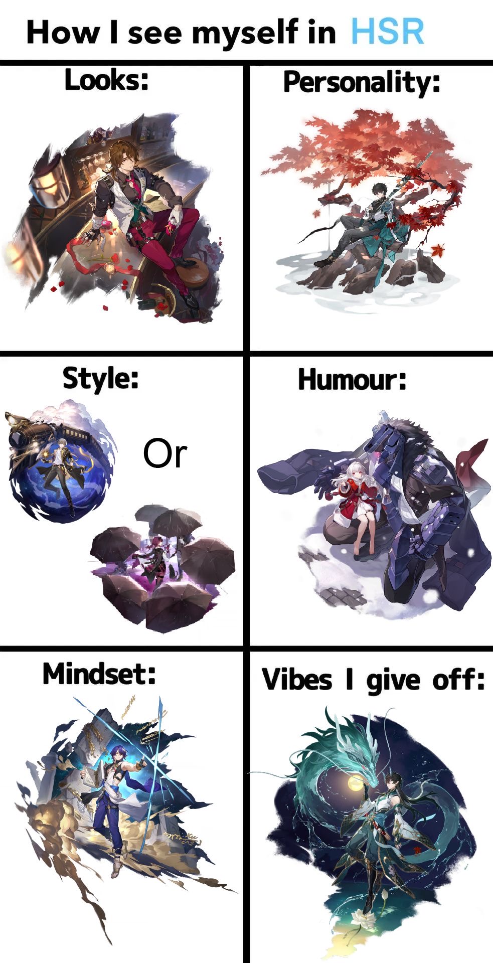 How I see Myself in HSR with explanations Honkai: Star Rail | HoYoLAB