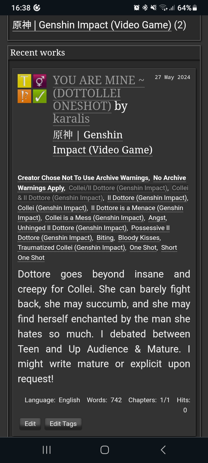 Ao3 UPDATE!! Genshin Impact | HoYoLAB