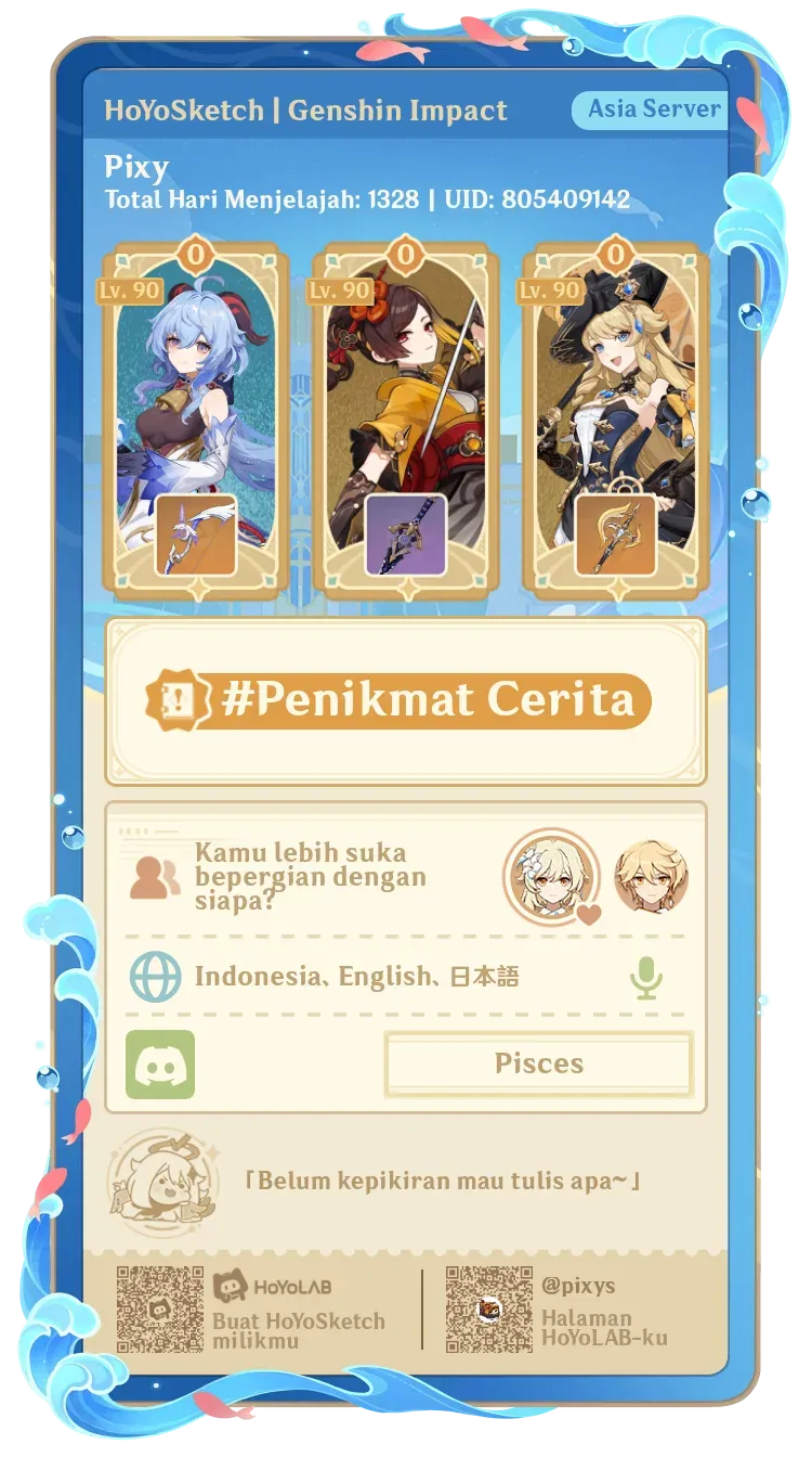 random stuff Genshin Impact | HoYoLAB