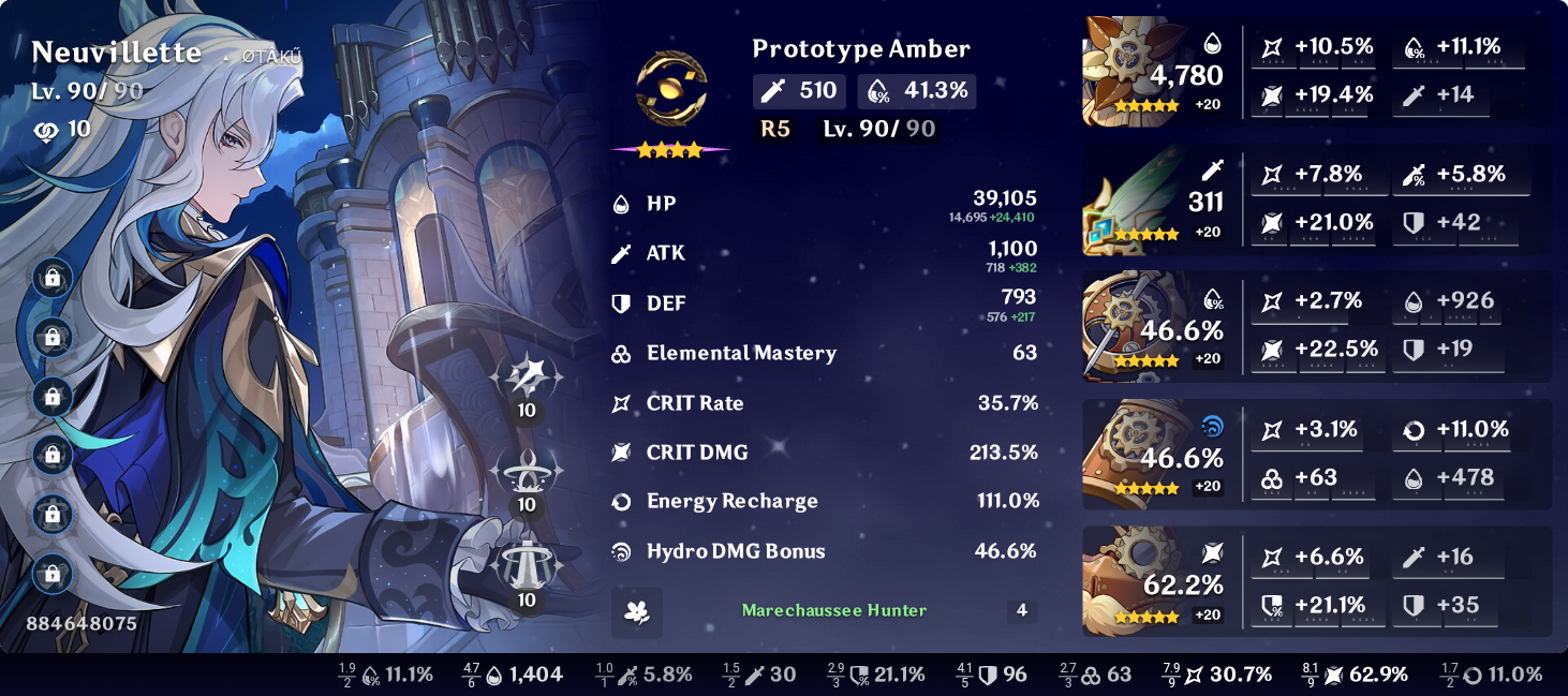 MY NEUVILATE AFTER 2 MONTHS Genshin Impact | HoYoLAB