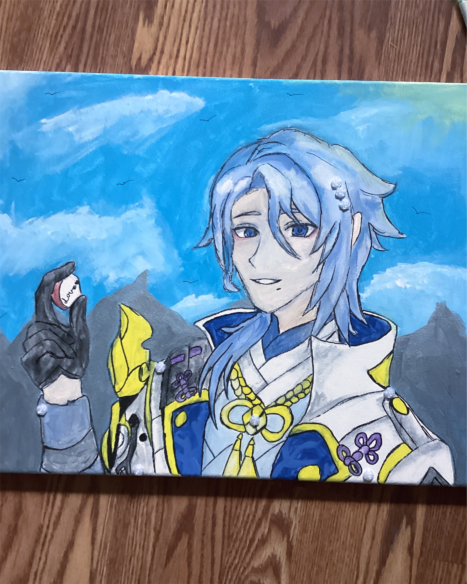 Ayato painting!!! Genshin Impact | HoYoLAB