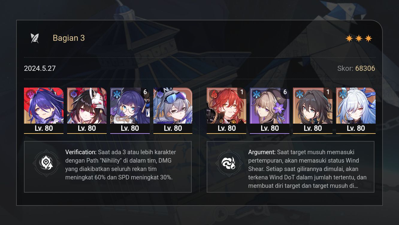 Acheron Triple Nihility and Himeko+Kuru Kuru Honkai: Star Rail | HoYoLAB