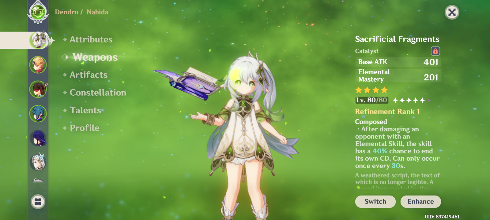 nahida and her weapon 🌚🤌 Genshin Impact | HoYoLAB