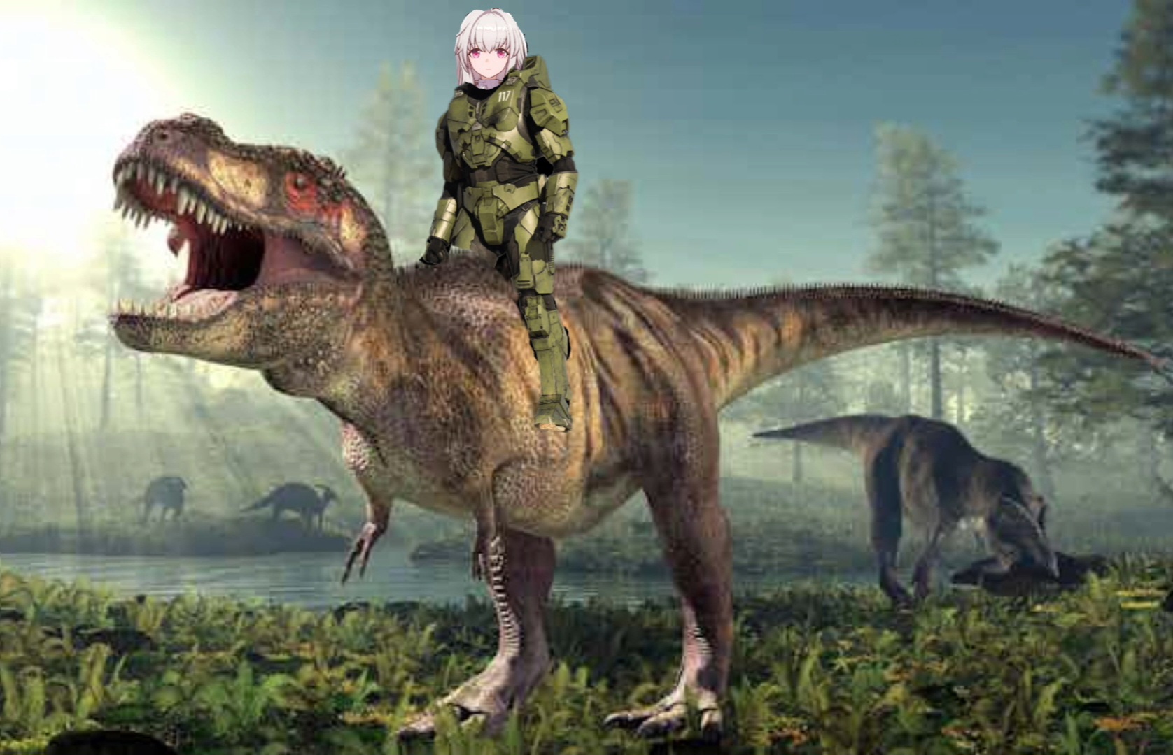 clara riding a T-rex Honkai: Star Rail | HoYoLAB