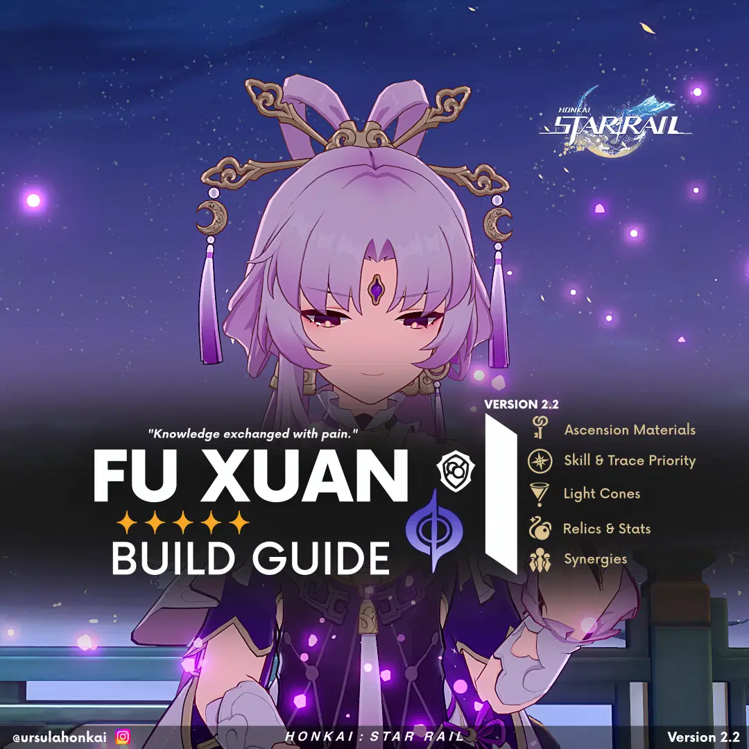 [Version 2.2] Fu Xuan Build Guide Honkai: Star Rail | HoYoLAB