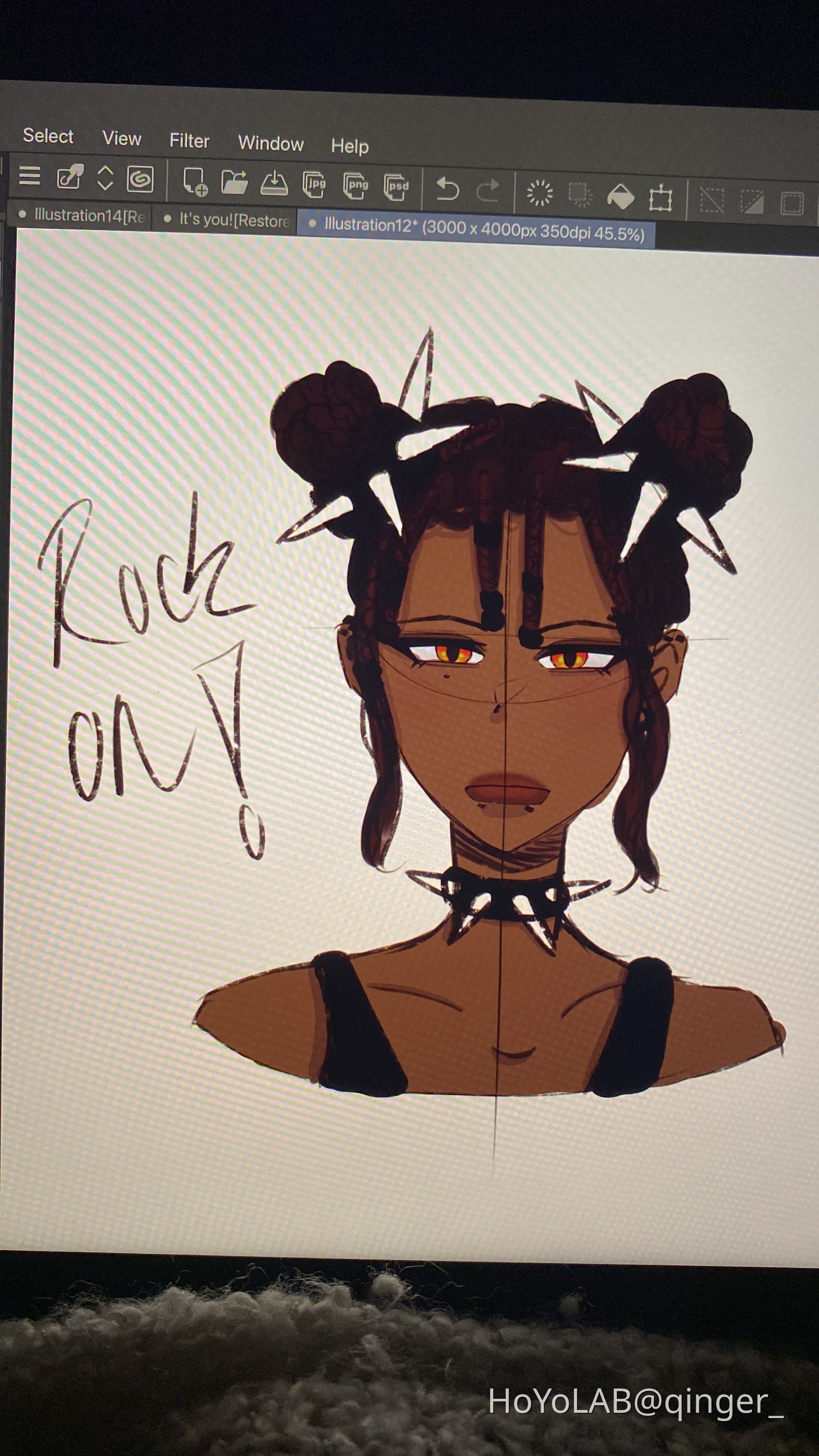 Xinyan Redesign redraw! (wip) Genshin Impact | HoYoLAB