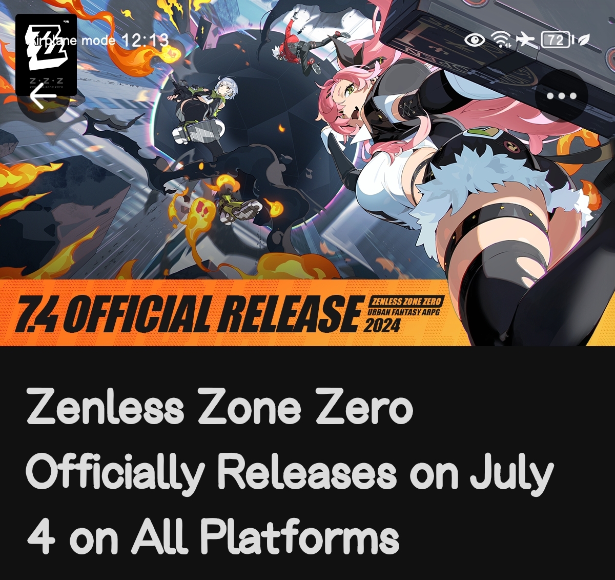 July Can't Come Soon Enough! Zenless Zone Zero | HoYoLAB