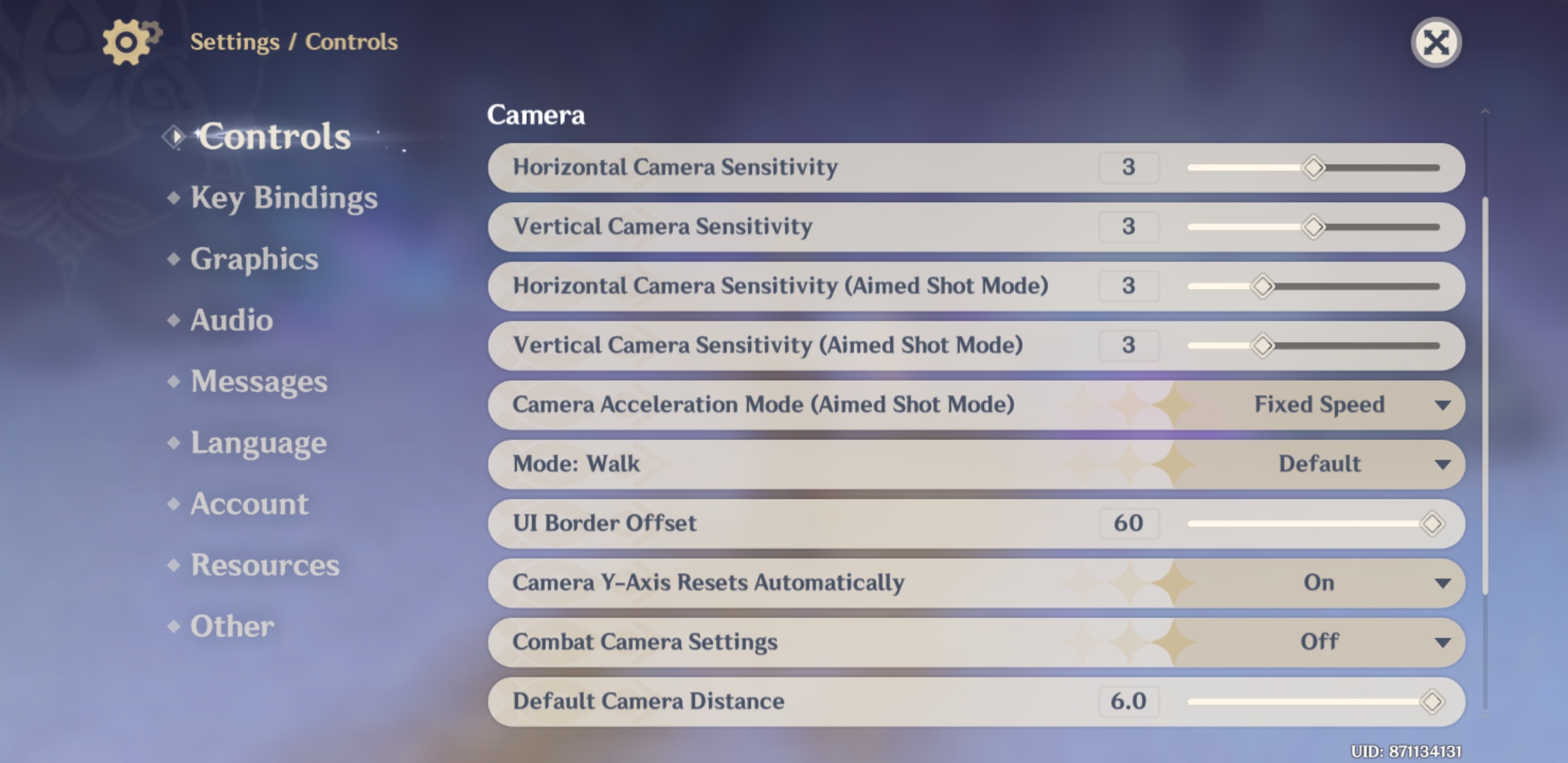 Mobile settings Genshin Impact | HoYoLAB