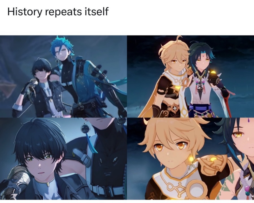 That wind character in every game 🤭 Genshin Impact | HoYoLAB