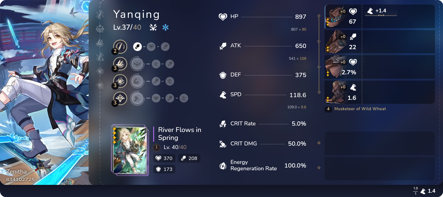 Yanqing build! Honkai: Star Rail | HoYoLAB