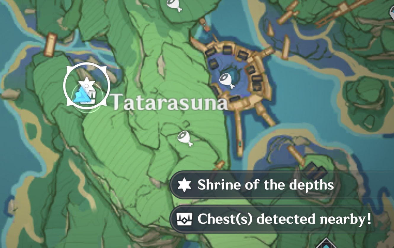 I don’t think the treasure compass is supposed to work this way Genshin ...