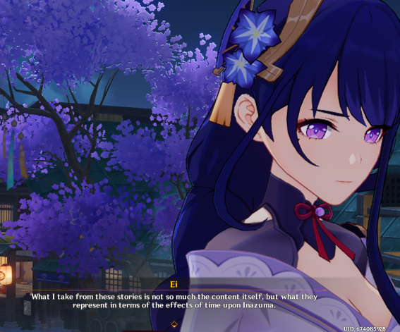 MAKING COLORING PAGES Of Raiden Shogun!! How well did I do? Rate 1~100 ...