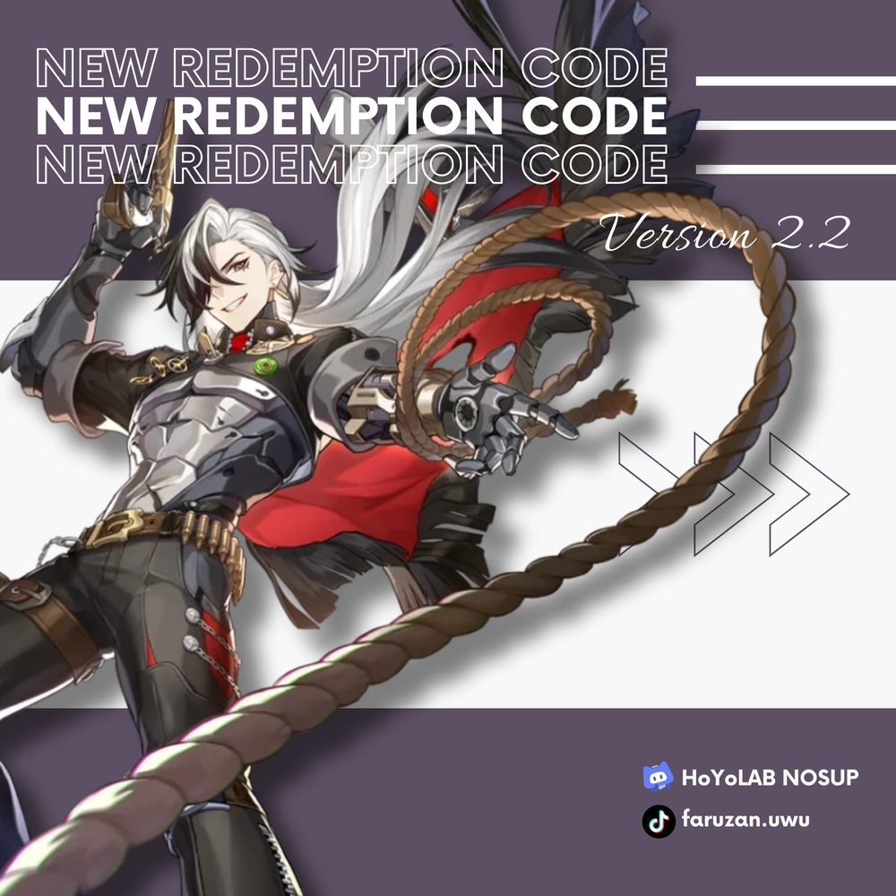 New Redemption Code | HSR version 2.2 part 2🔥 Honkai: Star Rail | HoYoLAB