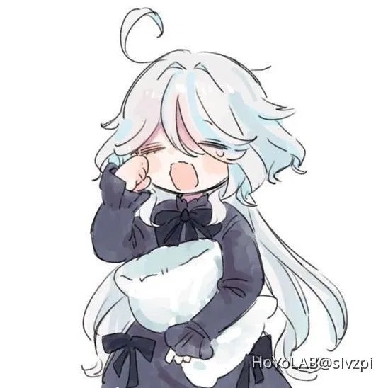 Furina badge day 2: Cute sleepiness: Good sleep! Genshin Impact | HoYoLAB