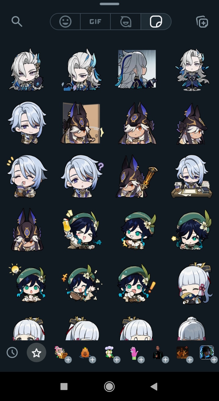 My Genshin Sticker collection Genshin Impact | HoYoLAB