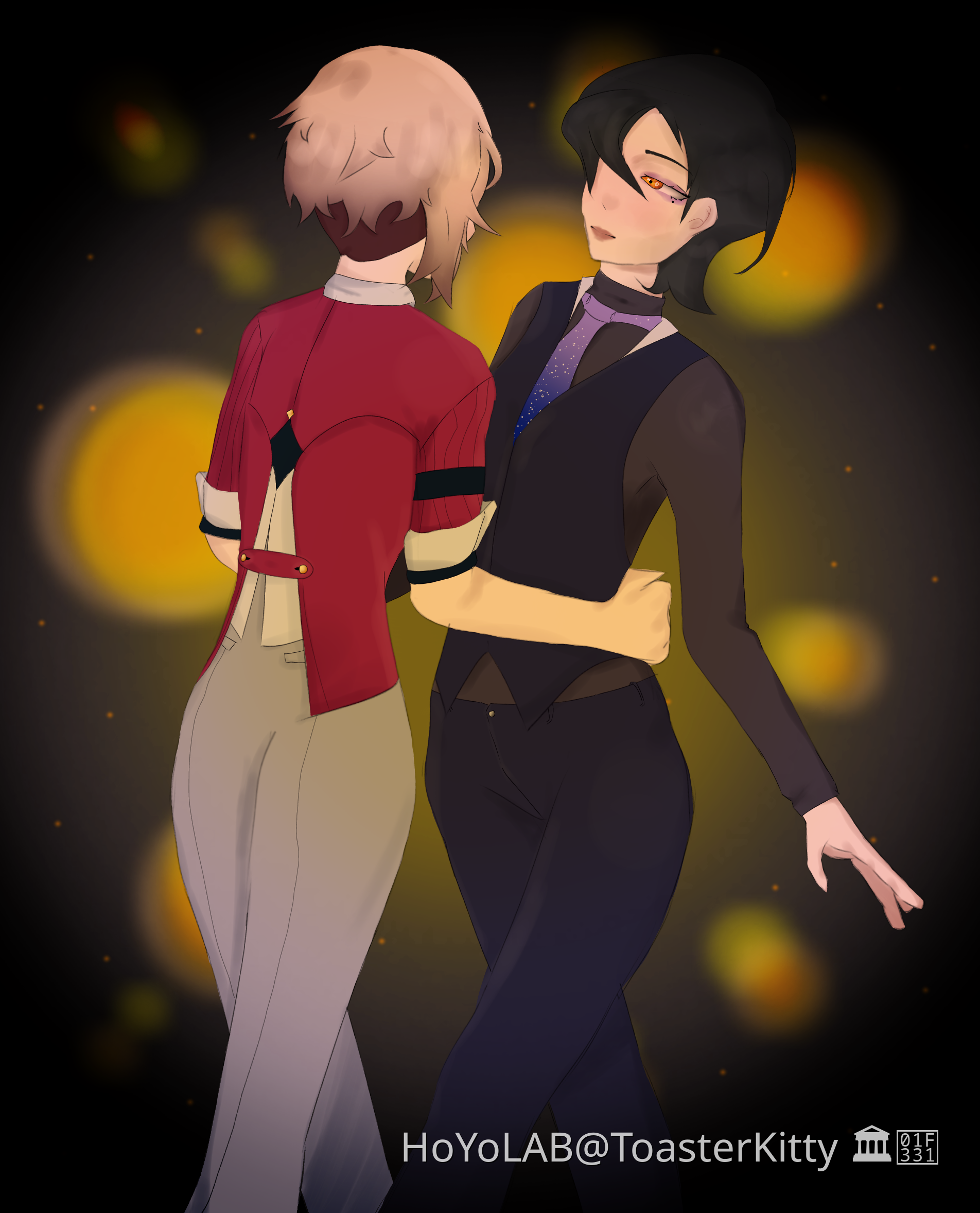 Siobhan (HSR) X Wang juan (SGDLR) Crack ship art Honkai: Star Rail ...