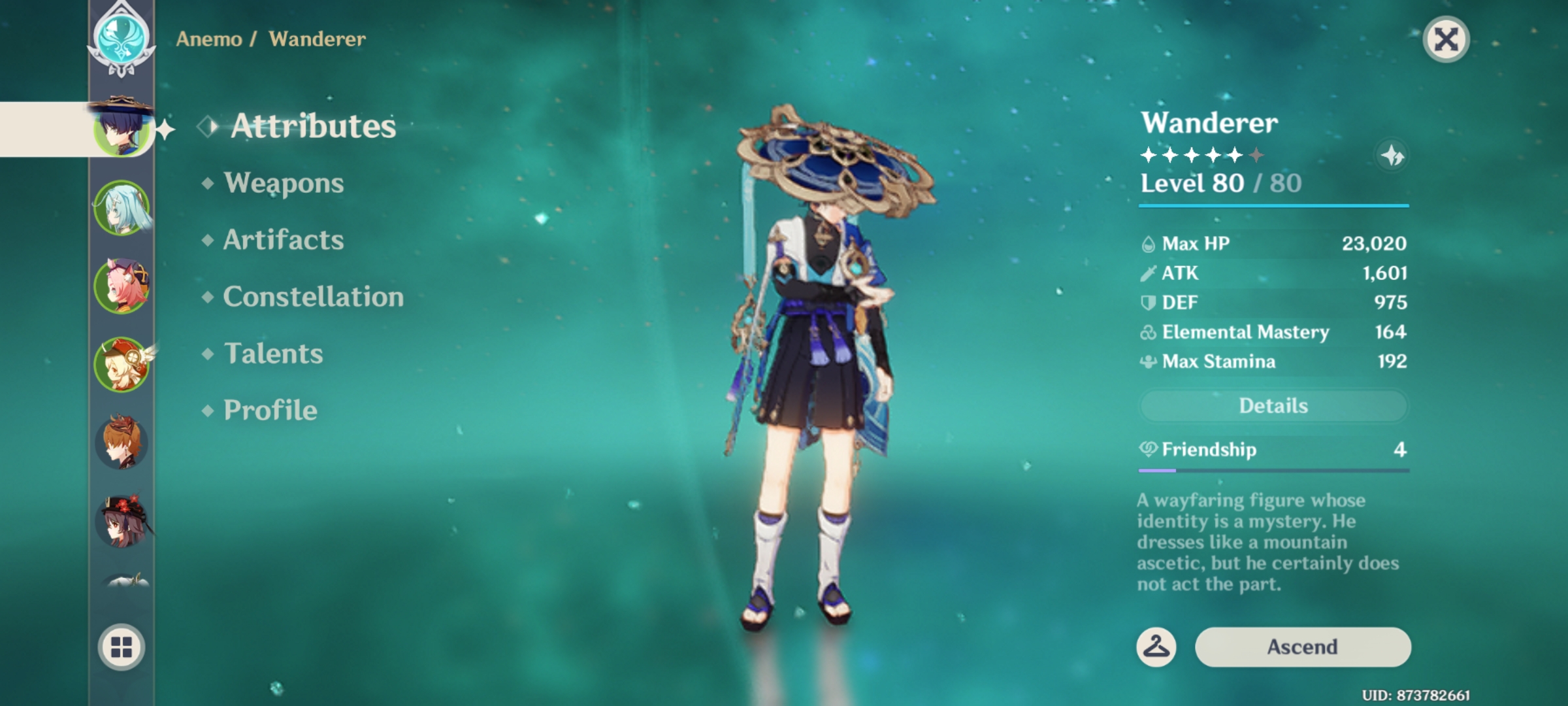 Wanderer Build :3 Genshin Impact | HoYoLAB