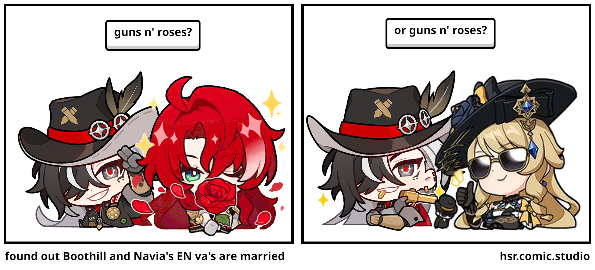 I Found out Boothill and Navia's EN va's are married and they're so ...