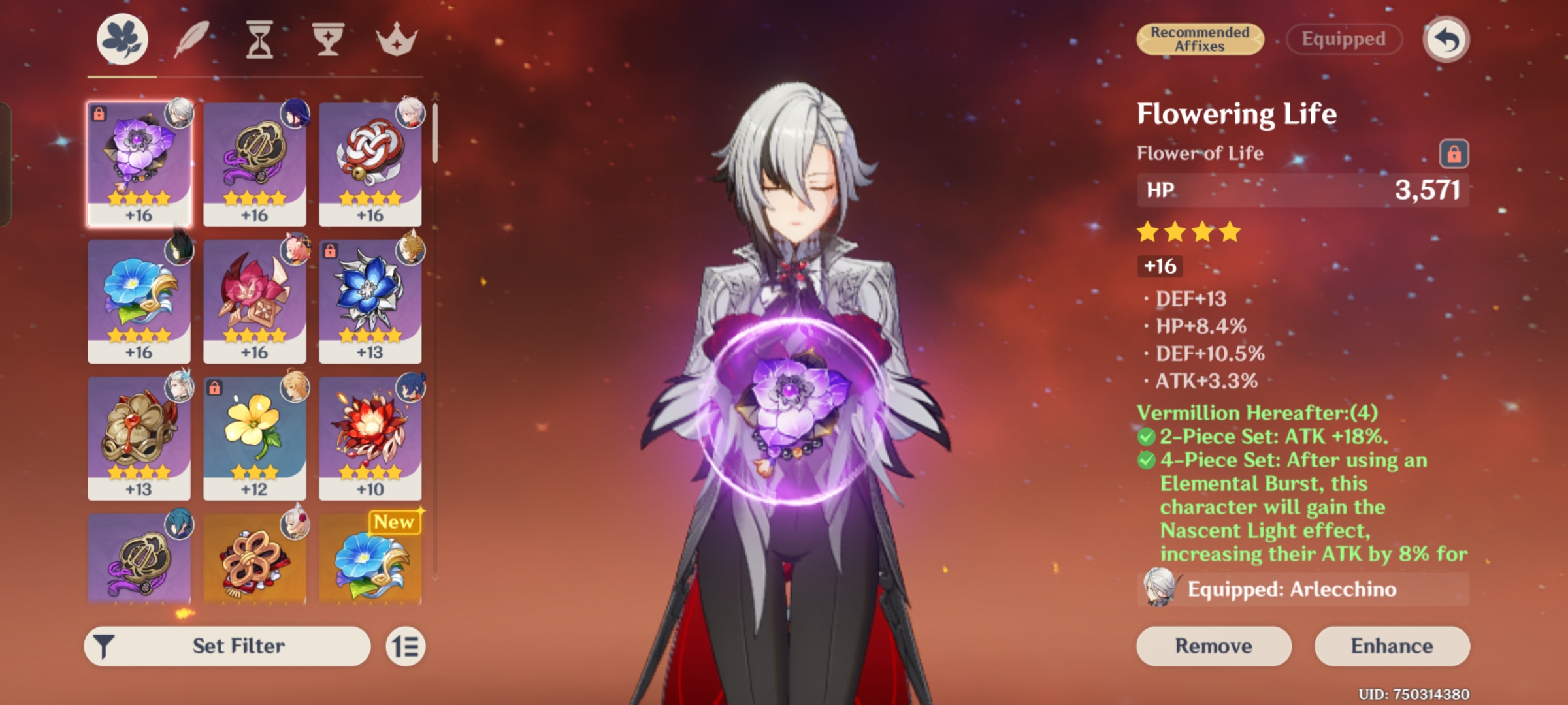 Arlecchino's build Genshin Impact | HoYoLAB