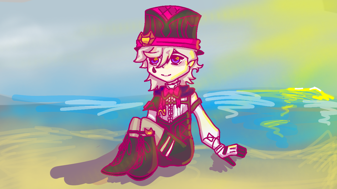 Chibi lyney just chilling Genshin Impact | HoYoLAB