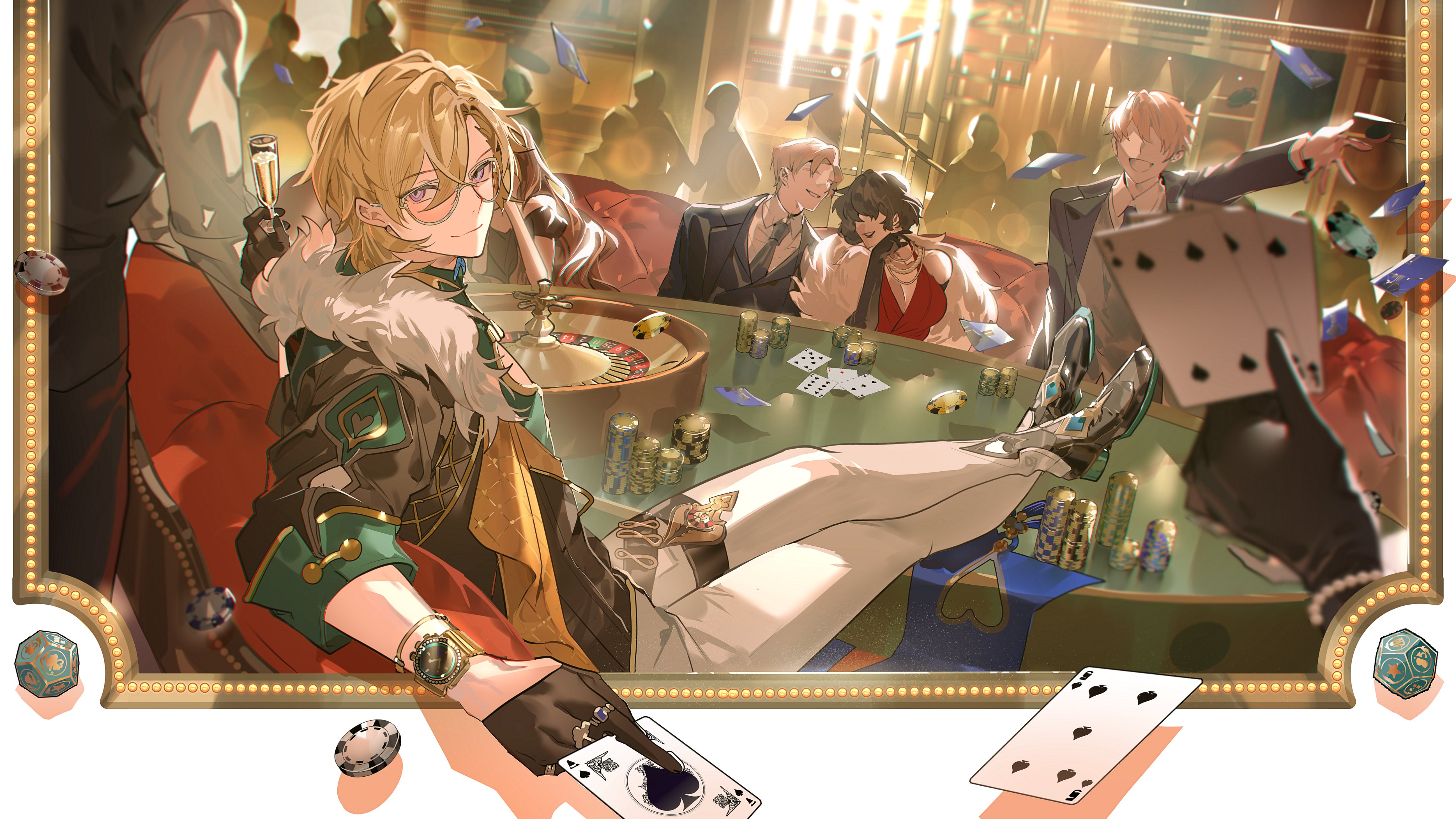 Aventurine fan art💛💛 Honkai: Star Rail | HoYoLAB