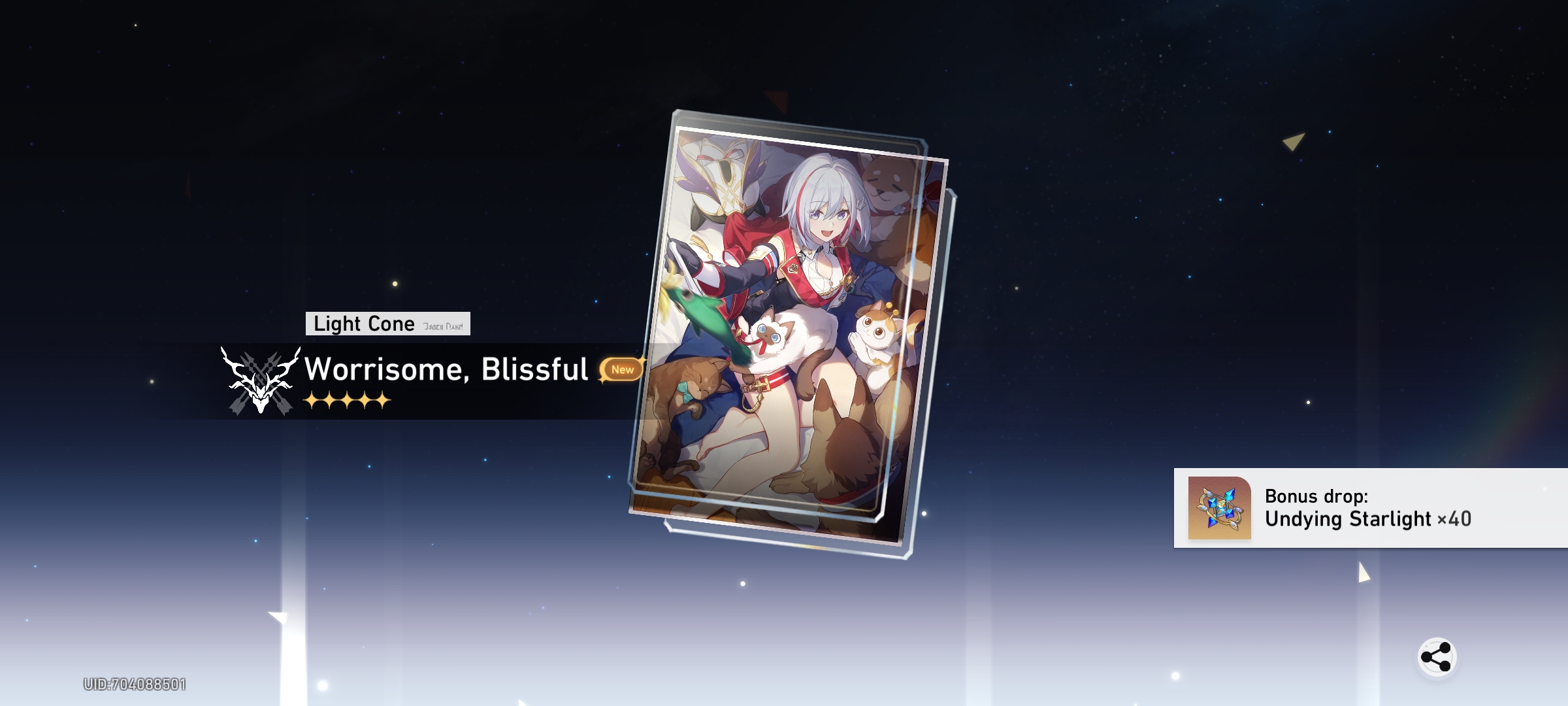 I managed to get Topaz's light cone before the banner vanishes! Honkai ...