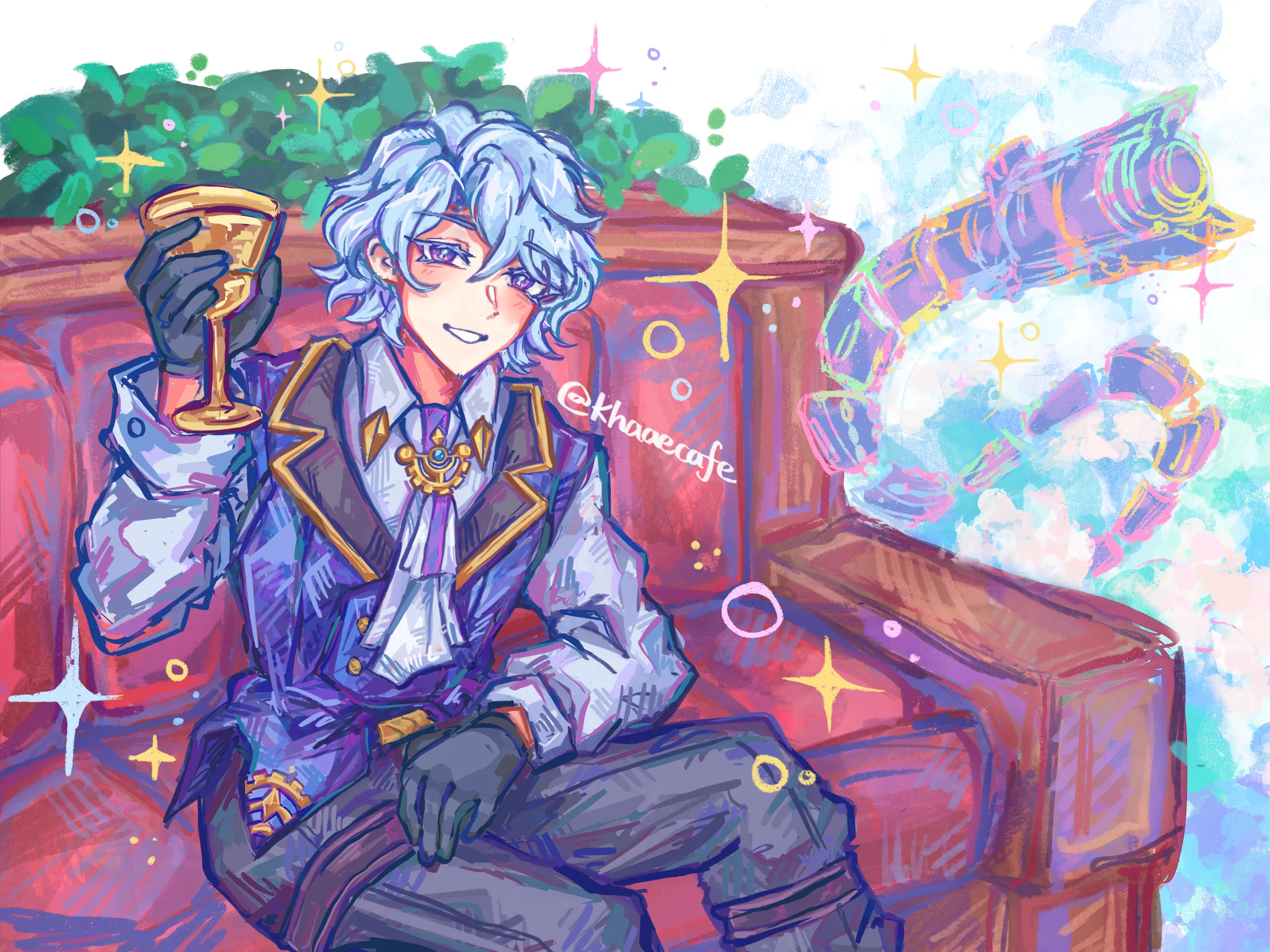 [HSR_Fanart] mikhail char legwork lightcone redraw kinda (minor 2.2 ...