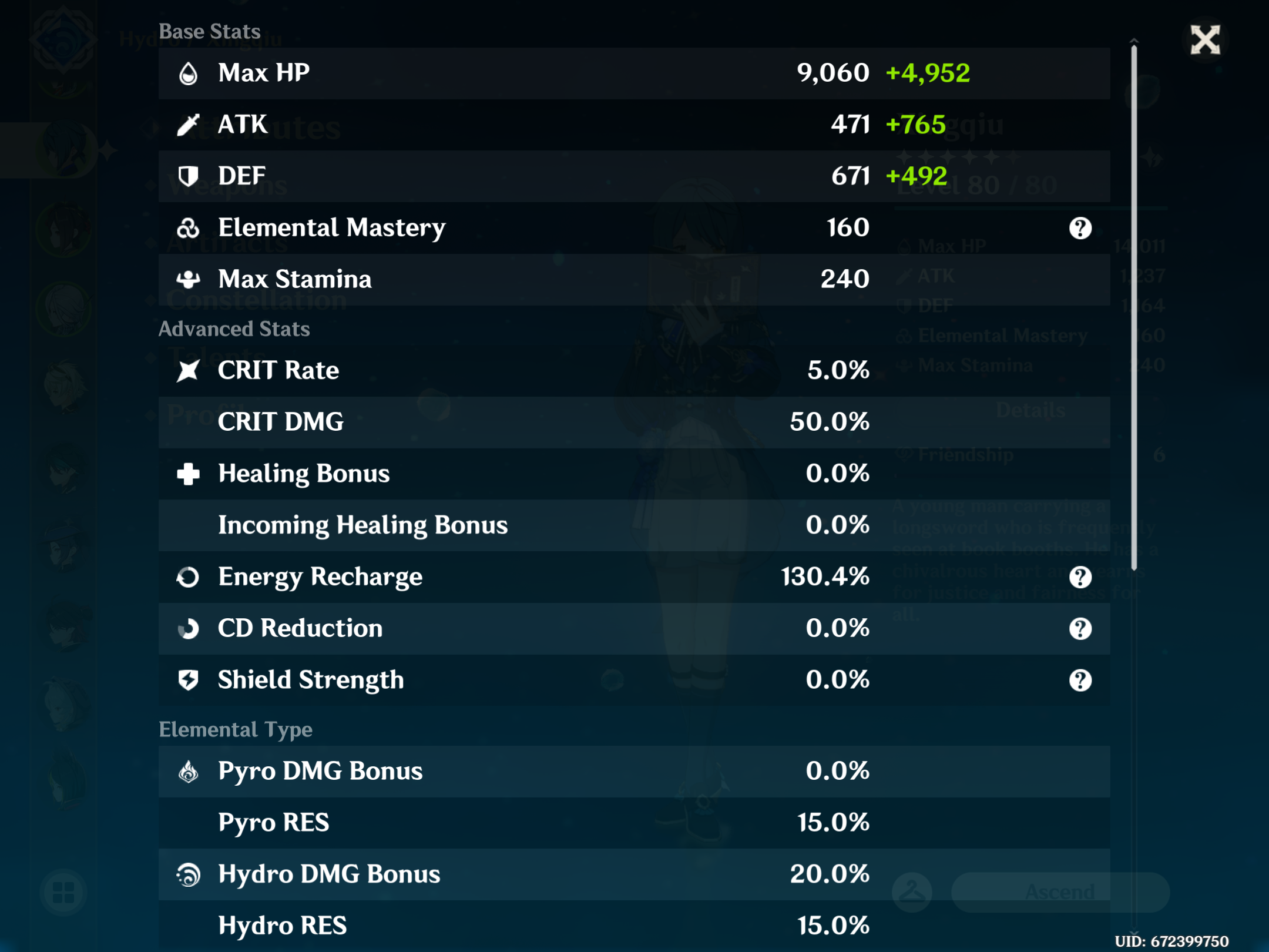 Rate my xingqiu stats Genshin Impact | HoYoLAB