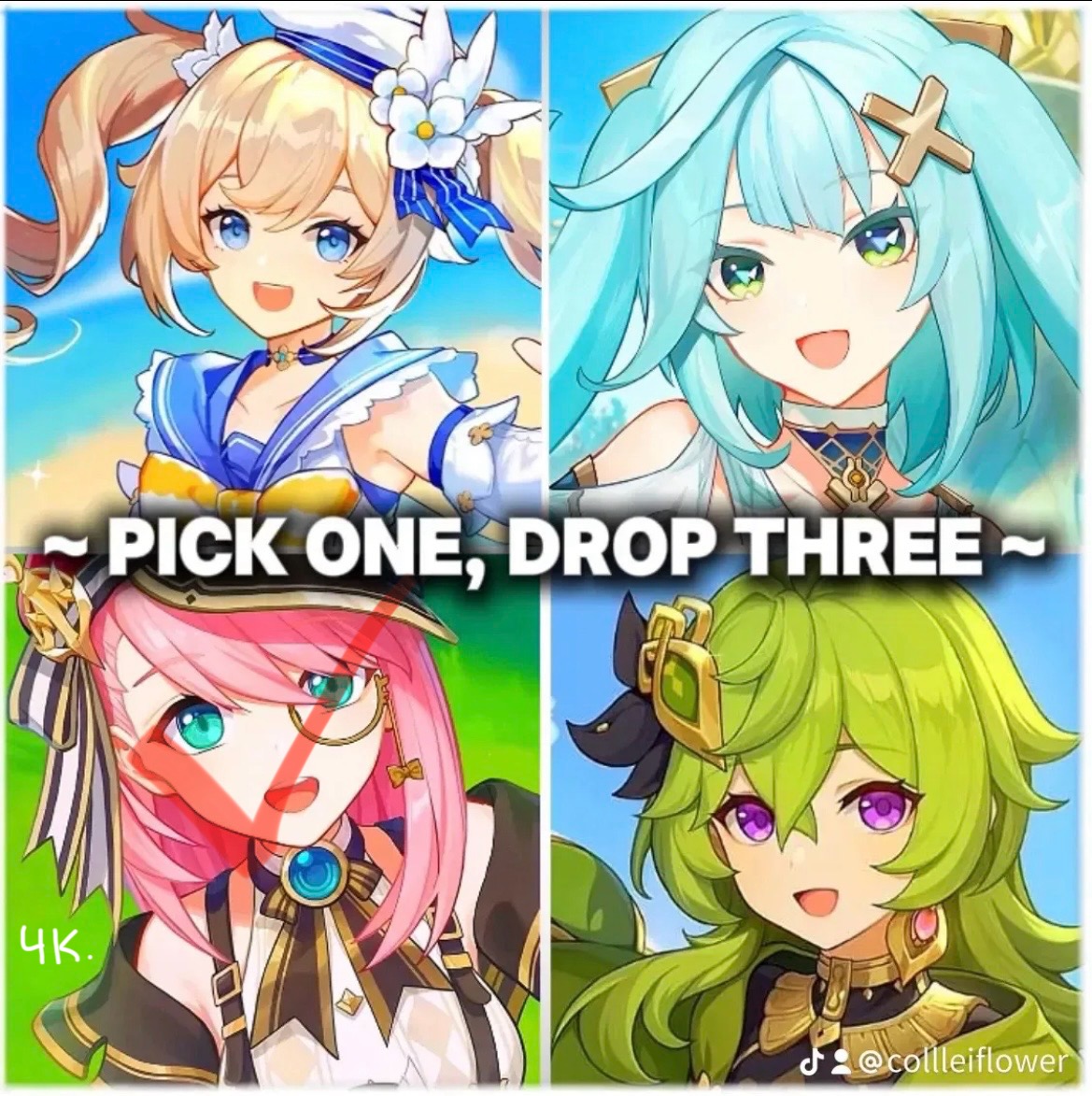 Pick one, drop three. LAST PART!! Genshin Impact | HoYoLAB