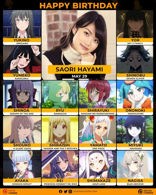 Happy Birthday to Hayami Saori Genshin Impact | HoYoLAB
