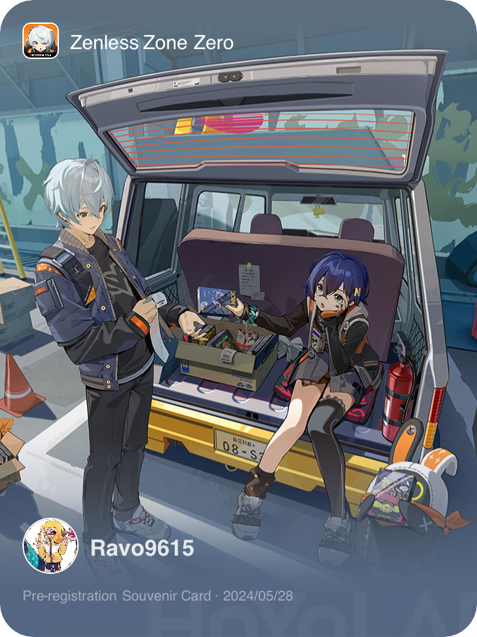 Done pre-registering Zenless Zone Zero | HoYoLAB