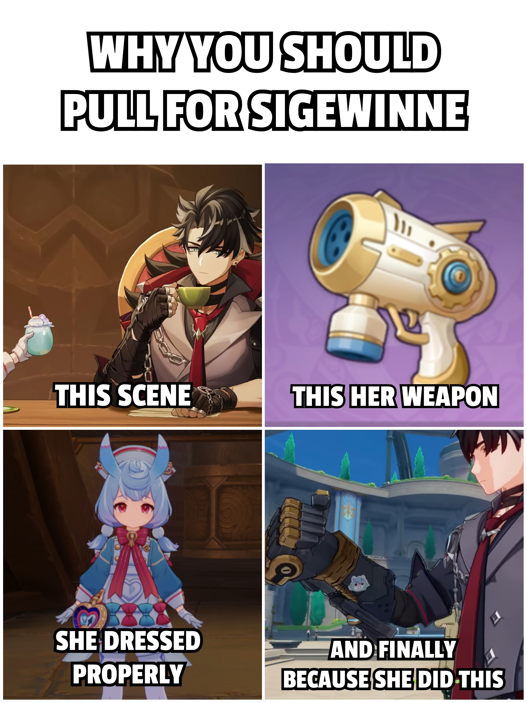 TELL US WHY YOU'RE PULLING FOR SIGEWINNE Genshin Impact | HoYoLAB