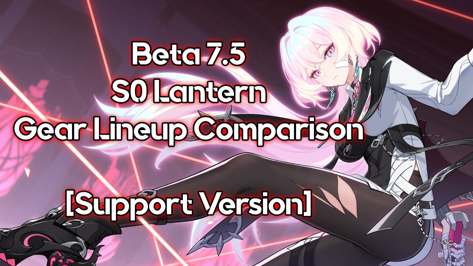 [beta 7 5] Honkai Impact 3 Sea S0 Lantern [support Version] Gear