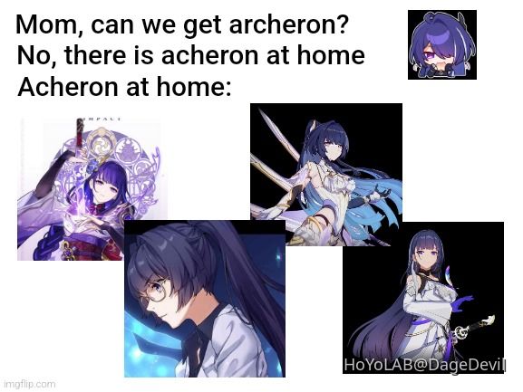 Acheron impact 😏 Honkai: Star Rail | HoYoLAB