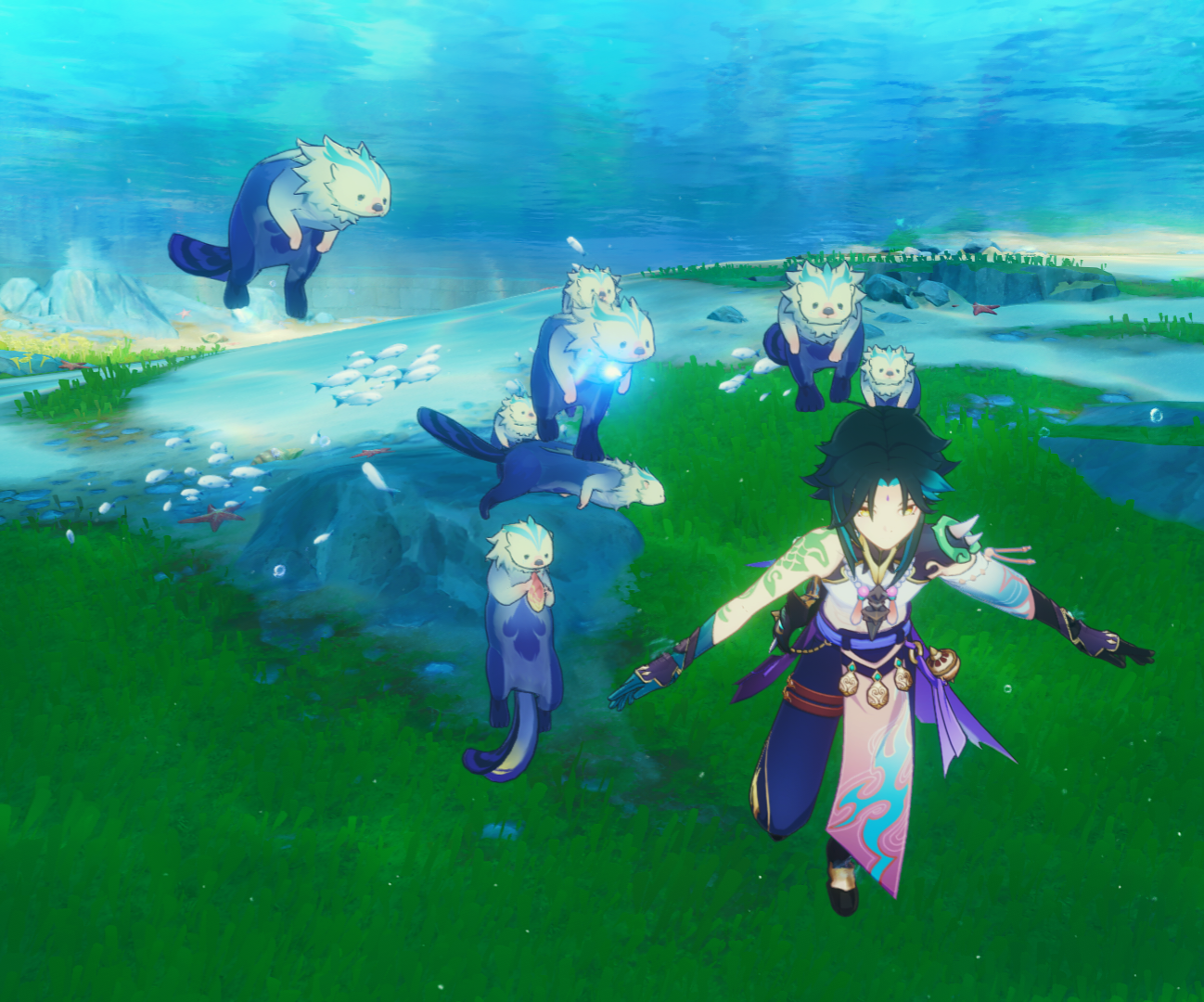 otter army and xiao Genshin Impact | HoYoLAB