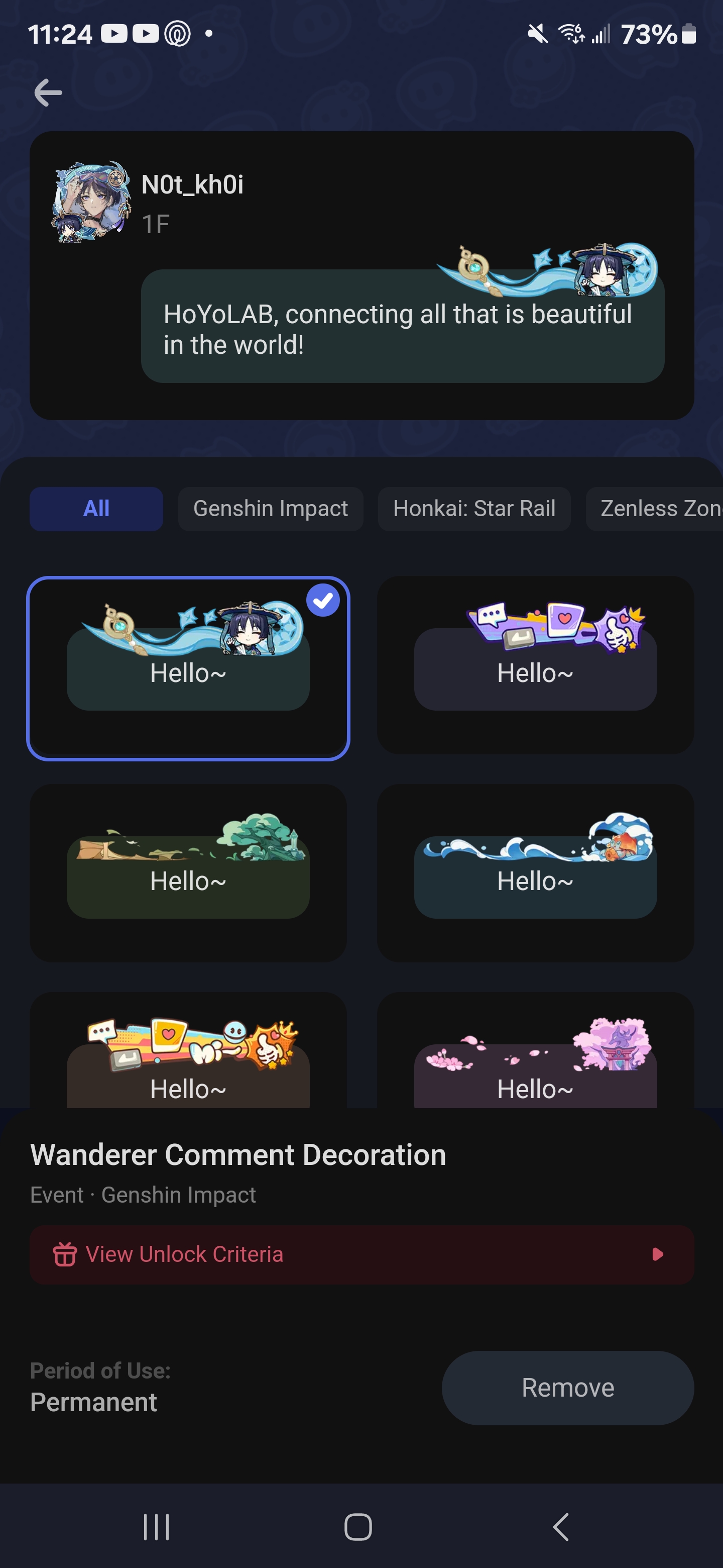 I GOT THE LITTLE WANDERER TEXT THING RAAAAAAAAAH Genshin Impact | HoYoLAB