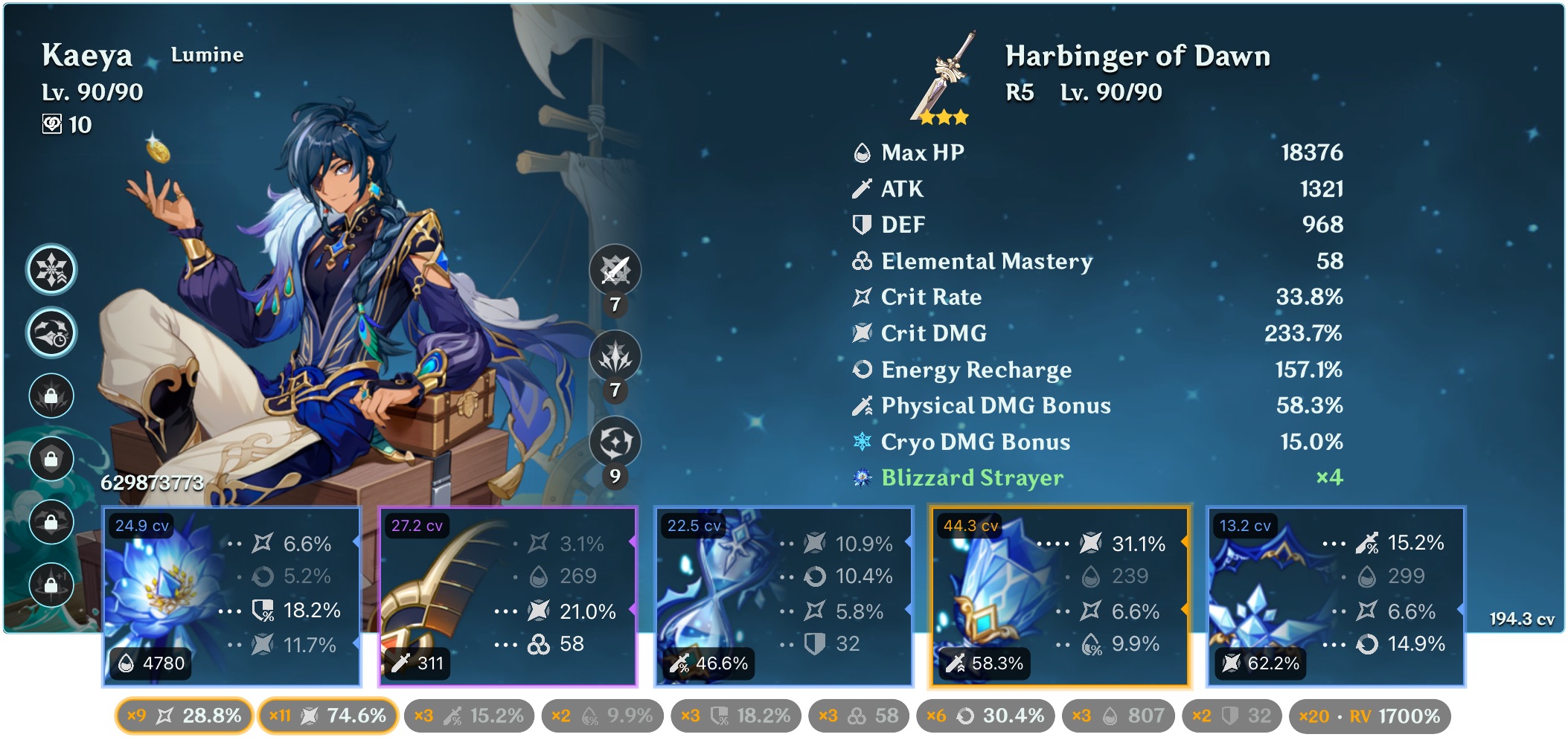 Kaeya Build Genshin Impact | HoYoLAB