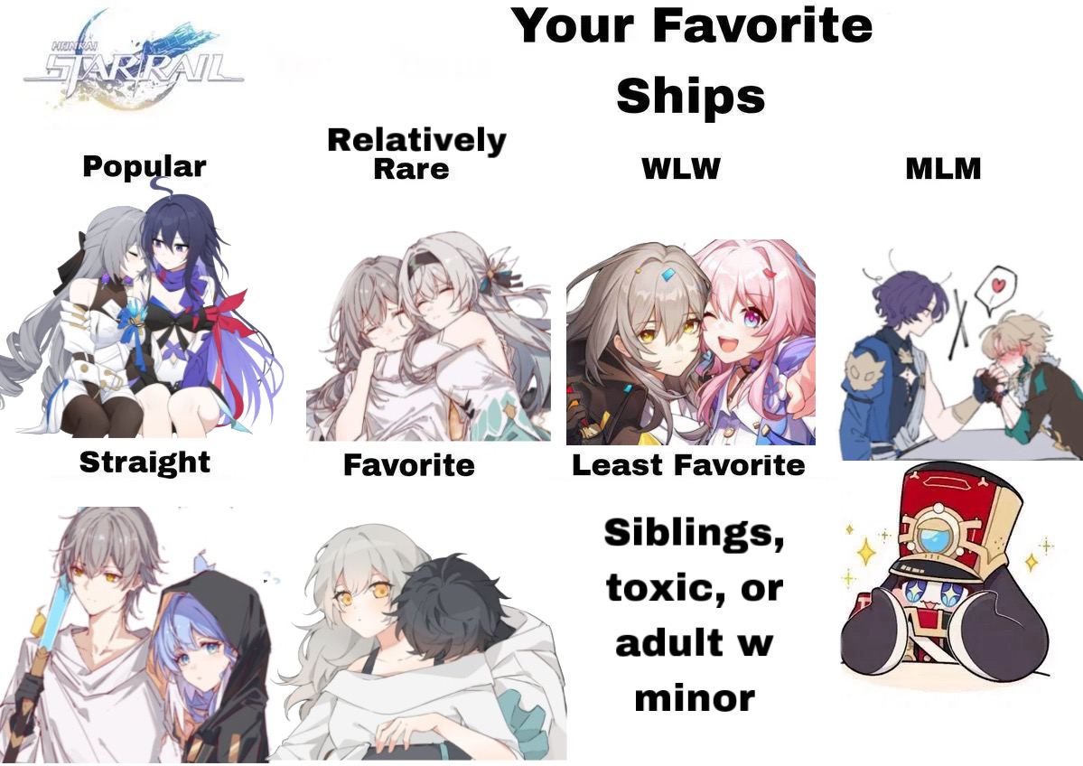 Hi! Here are some hsr ships that I like! Honkai: Star Rail | HoYoLAB