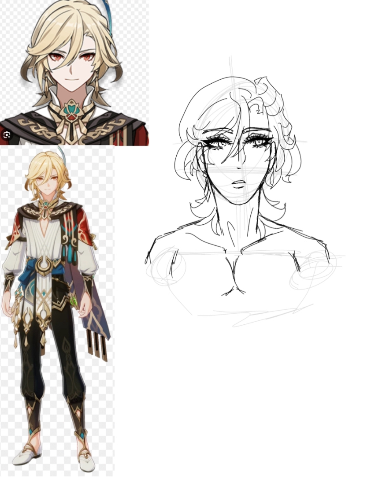 Kaveh sketch! Genshin Impact | HoYoLAB