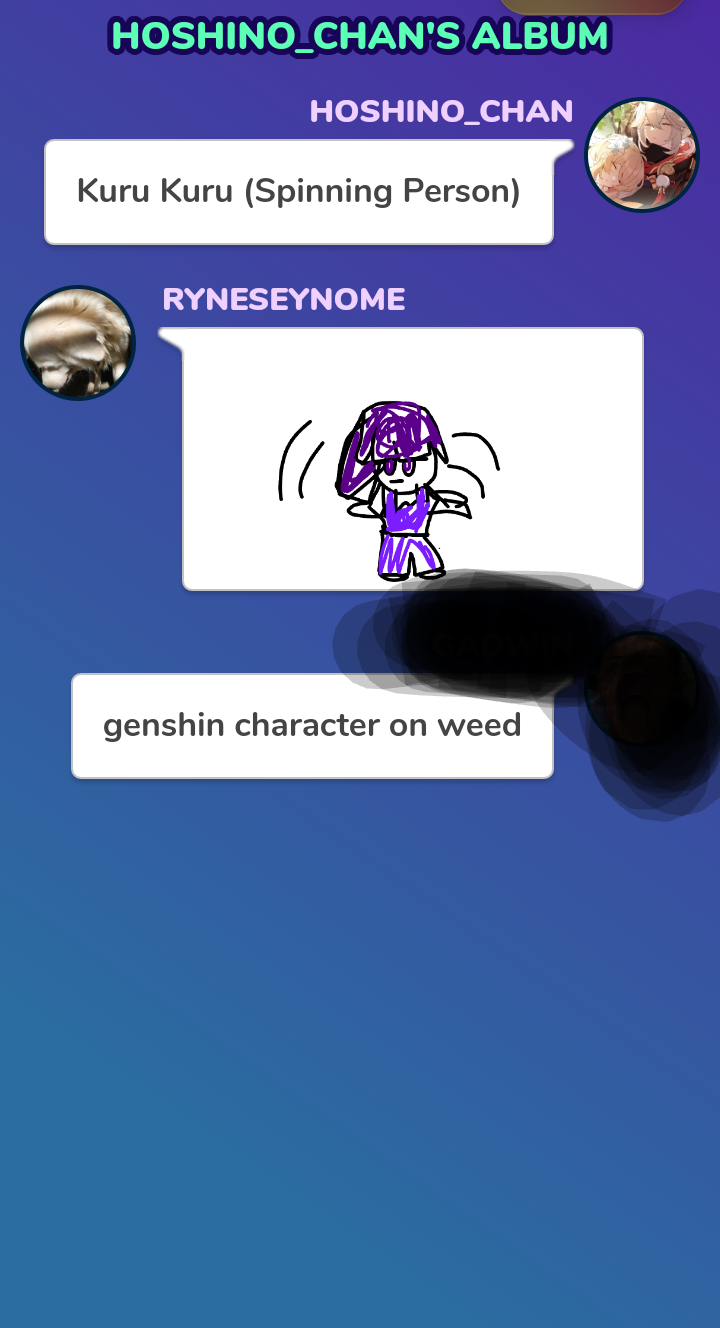 Gartic Phone with friends gone wrong | HoYoLAB