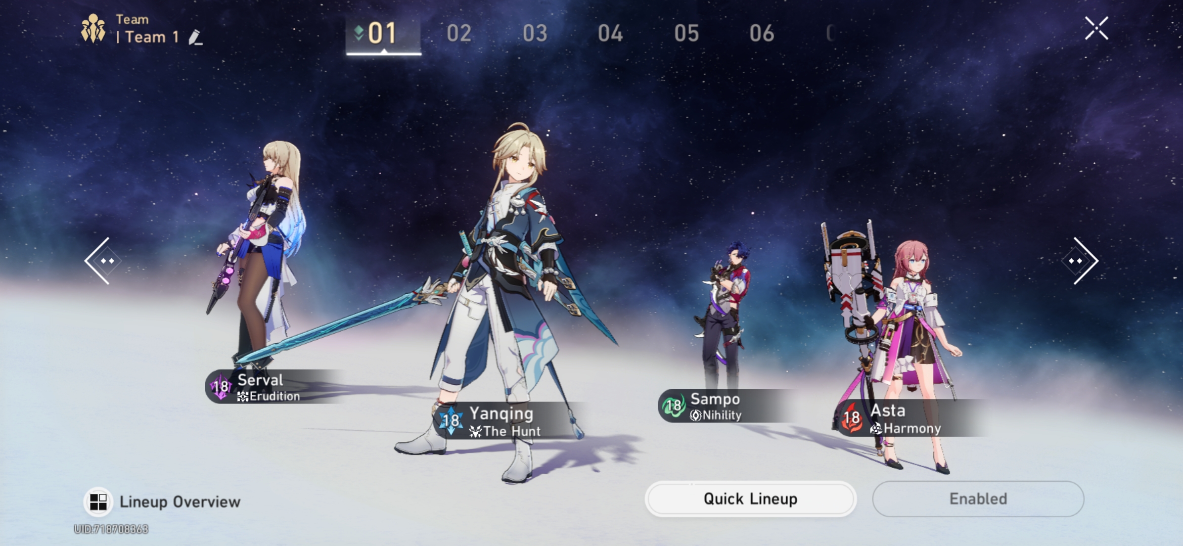 my hsr team 🥺🥺 Honkai: Star Rail | HoYoLAB