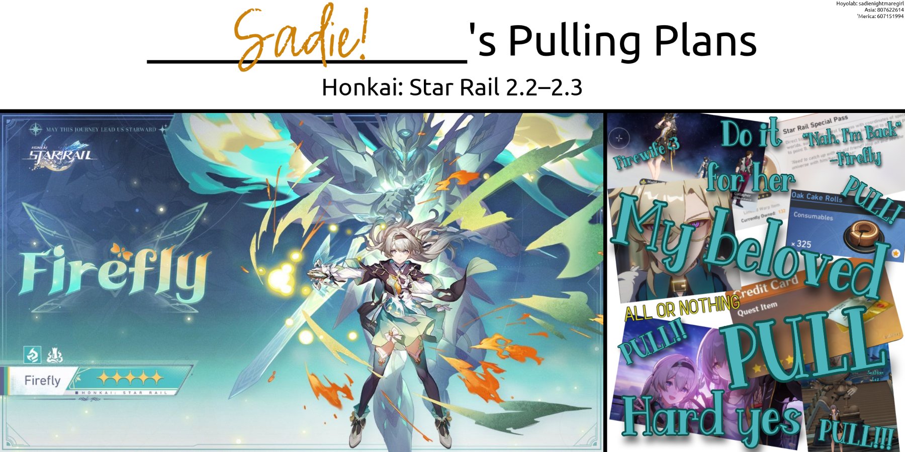 Joining the Trend: My HSR Pulling Plans! Honkai: Star Rail | HoYoLAB