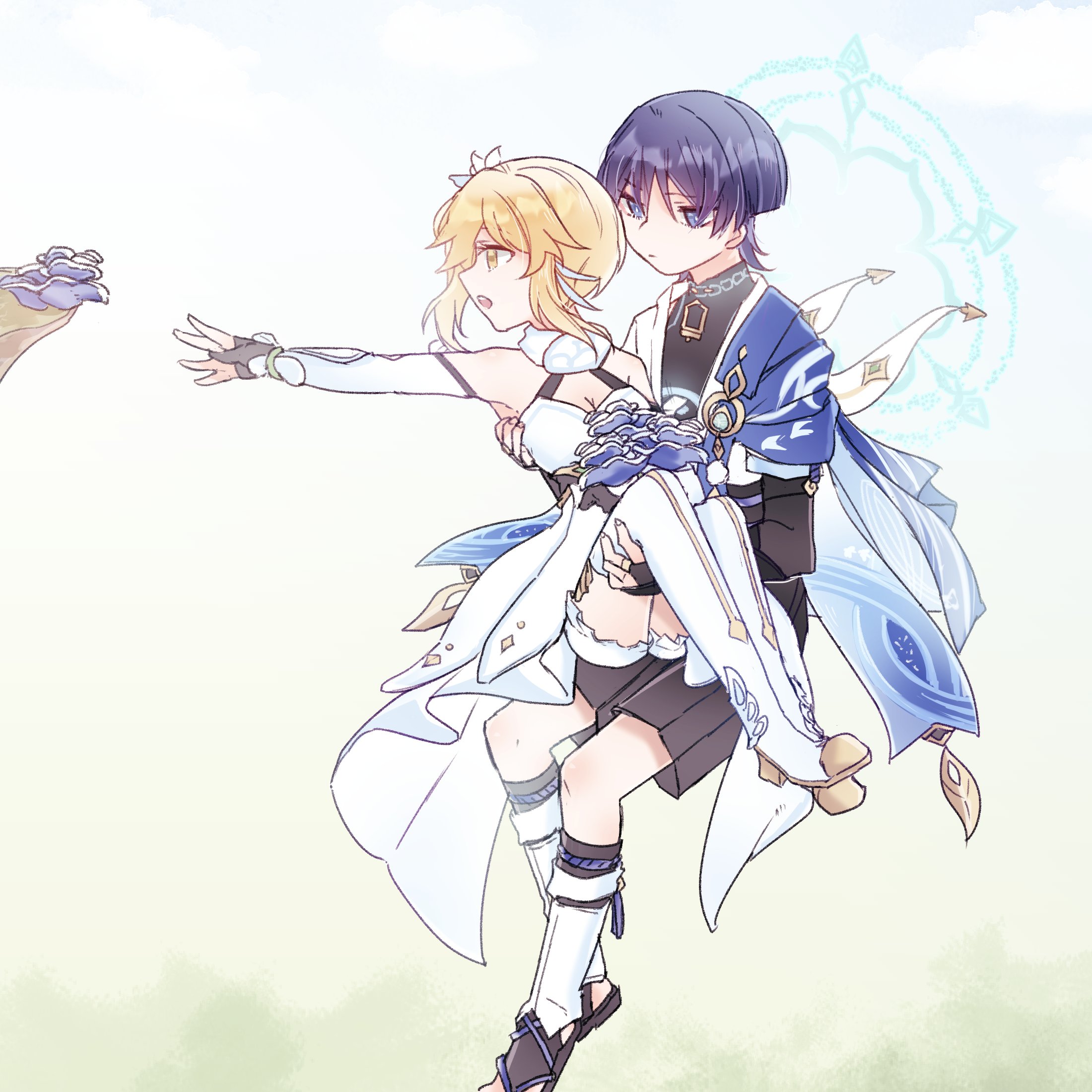 Day#11 of posting my favorite Scaralumi fanart! Genshin Impact | HoYoLAB