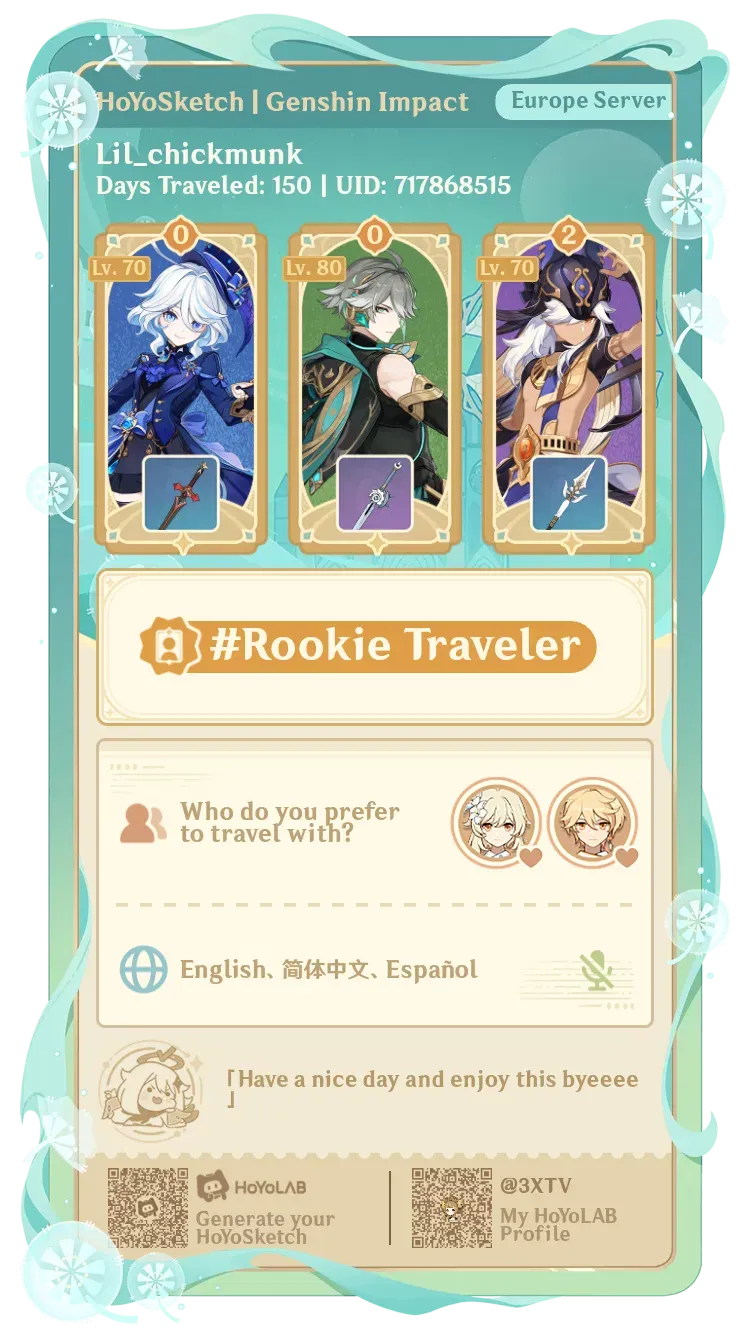 Hi Genshin Impact | HoYoLAB