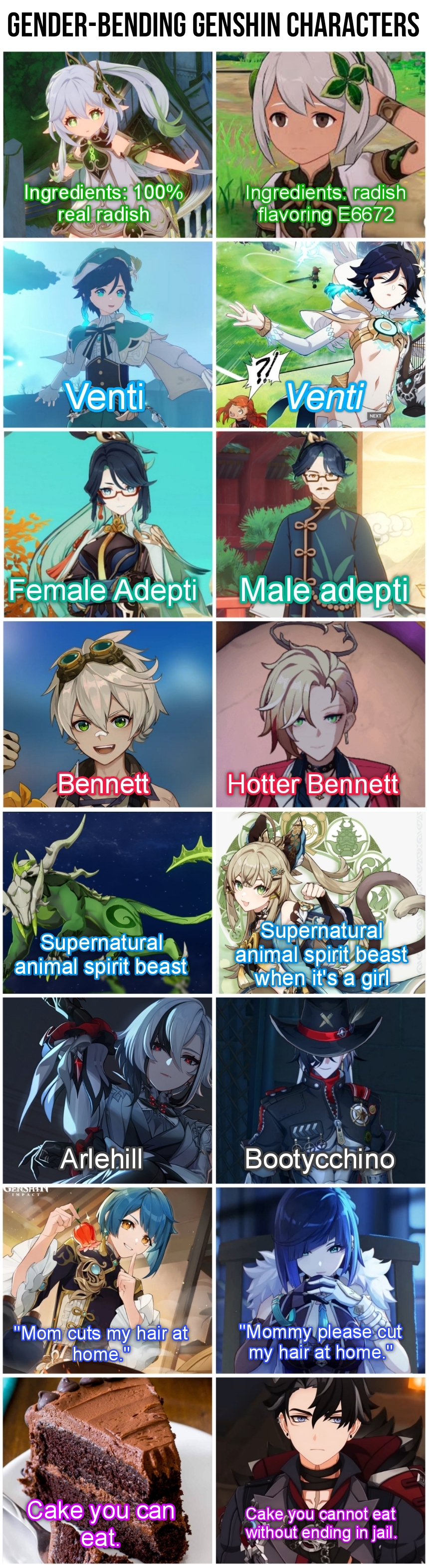 Gender-bending genshin characters: Genshin Impact | HoYoLAB