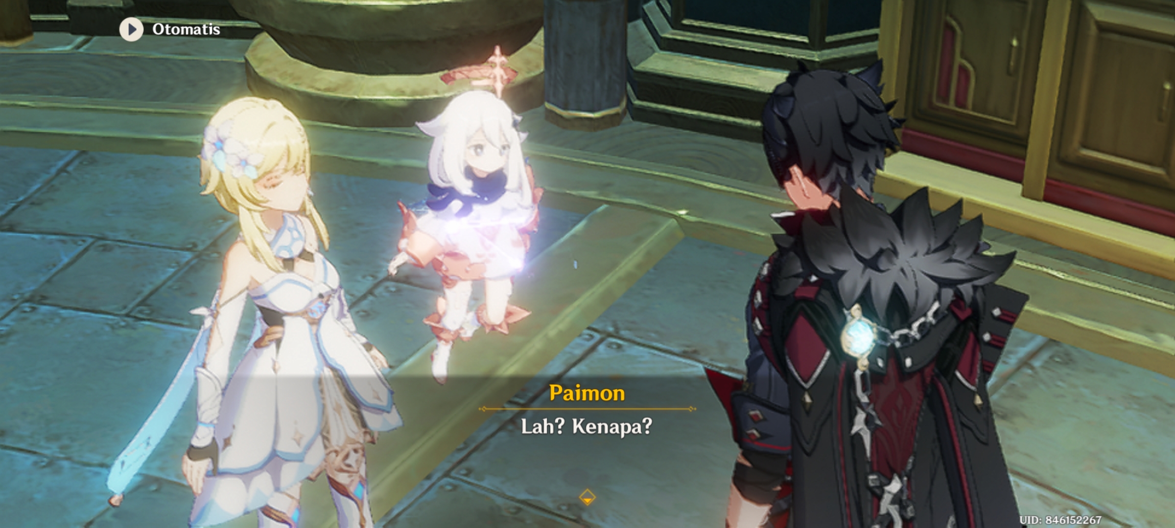 did lumine and paimon eat lamps or smtg?? too bright Genshin Impact ...