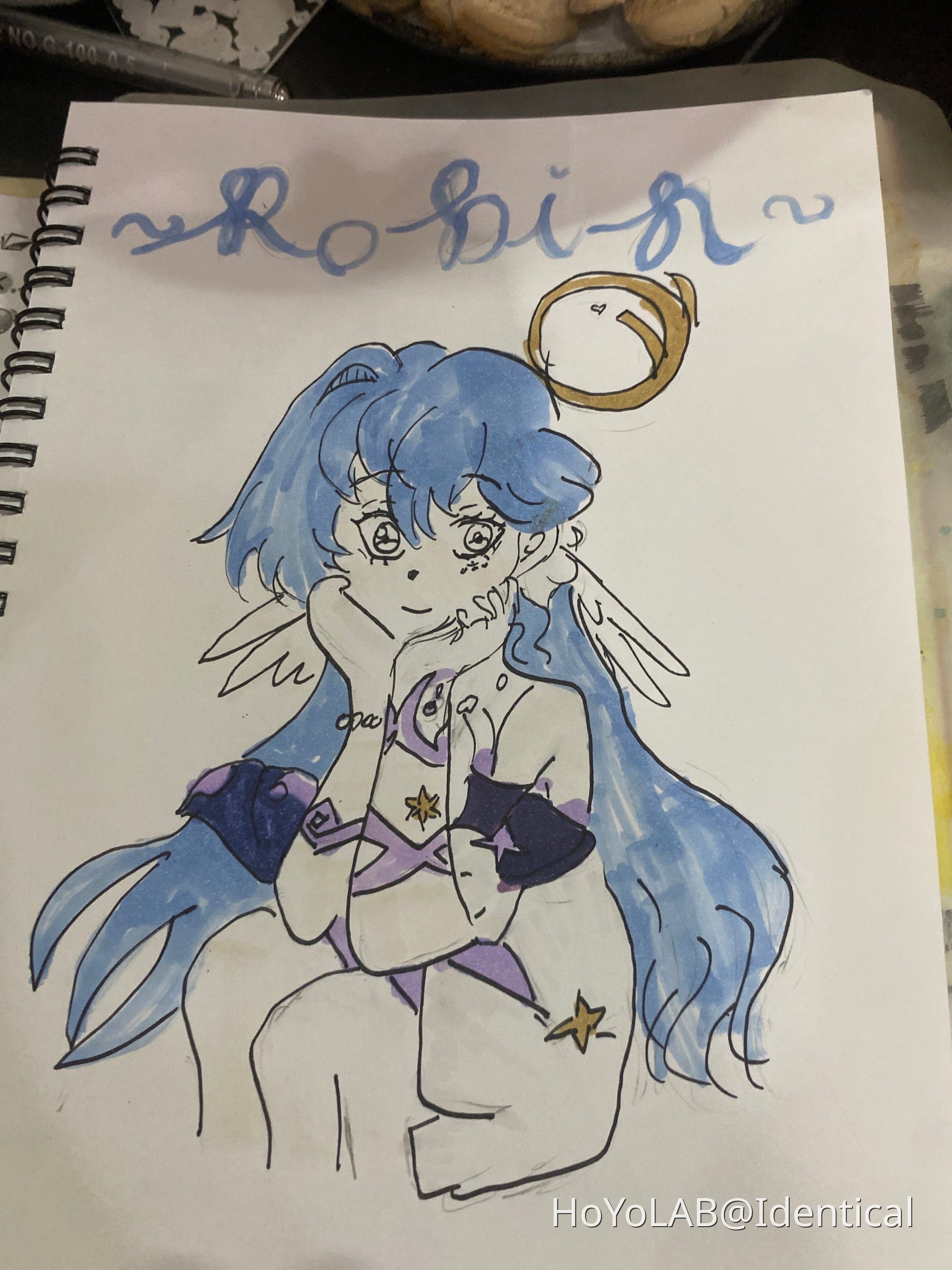 a weird robin drawing Honkai: Star Rail | HoYoLAB