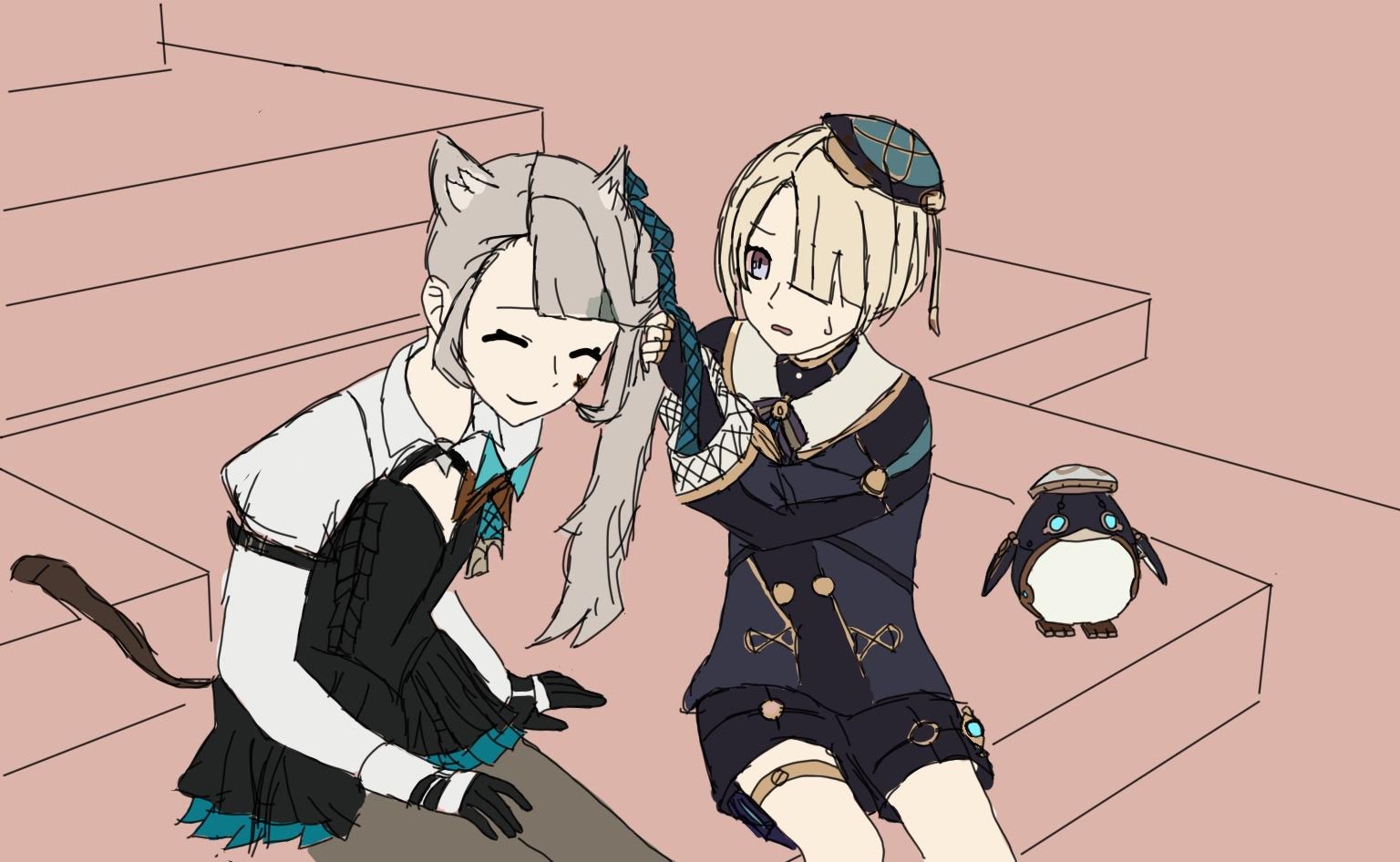 Lynette and Freminet art! Genshin Impact | HoYoLAB