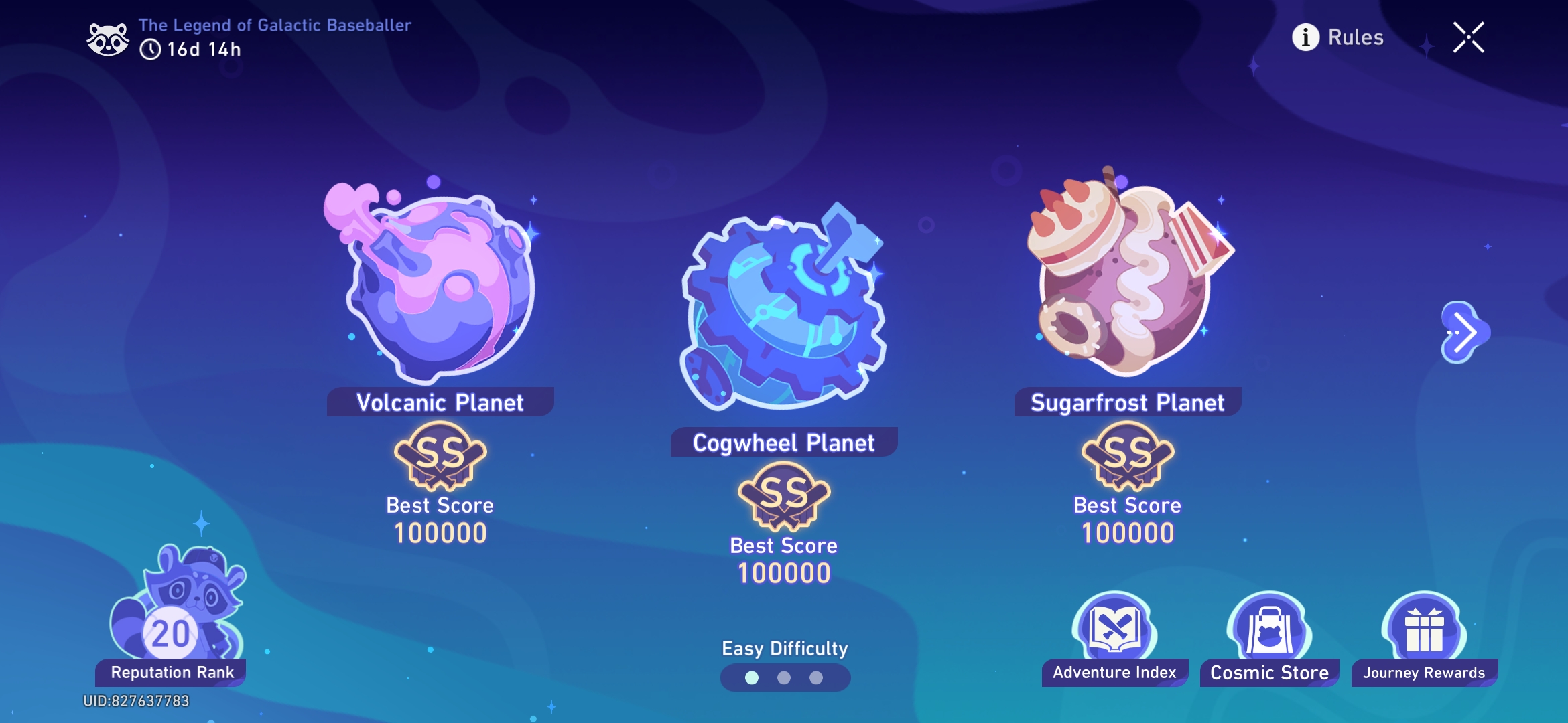 The Legend of Galactic Baseballer Event Honkai: Star Rail | HoYoLAB