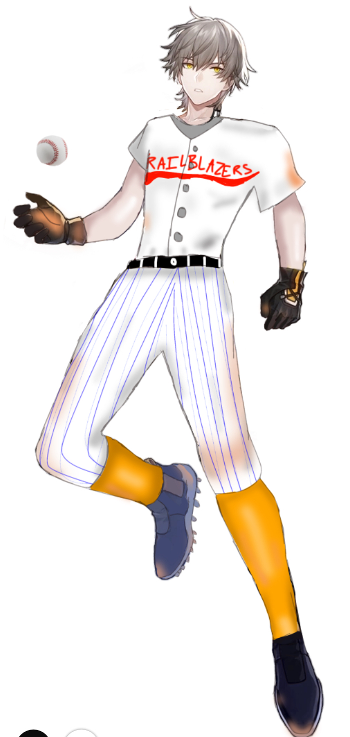 Caelus as a baseball player Honkai: Star Rail | HoYoLAB
